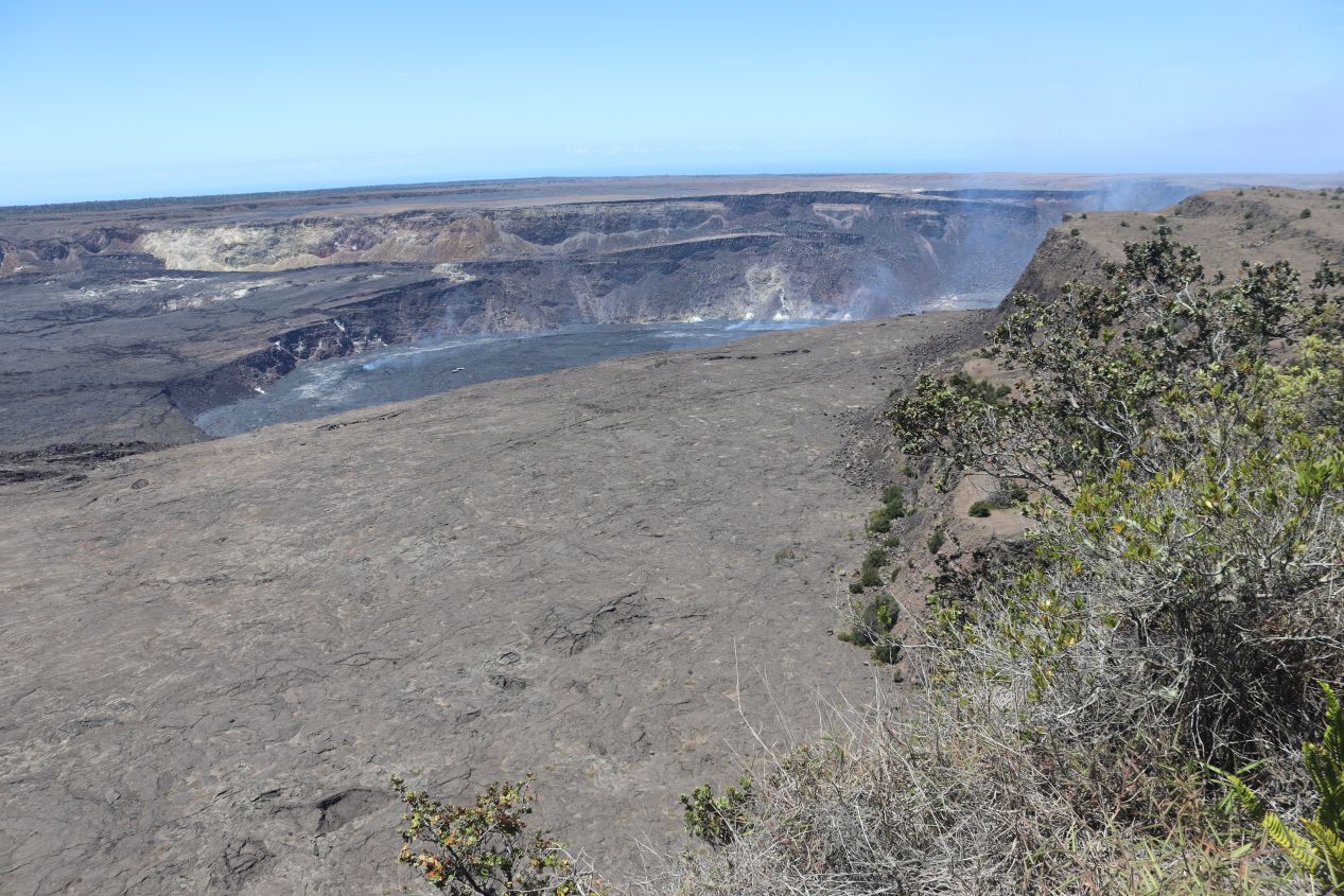 we continued following the crater rim drive for a short while longer ...